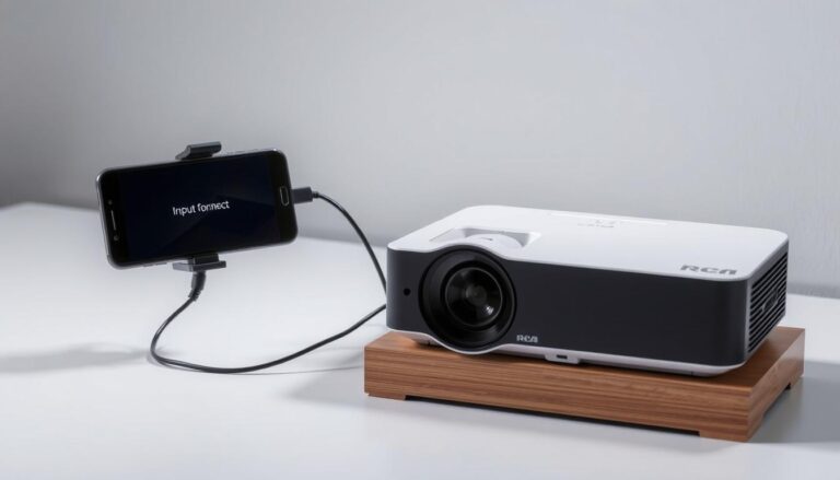 How to connect phone to RCA projector using USB - All In Projectors